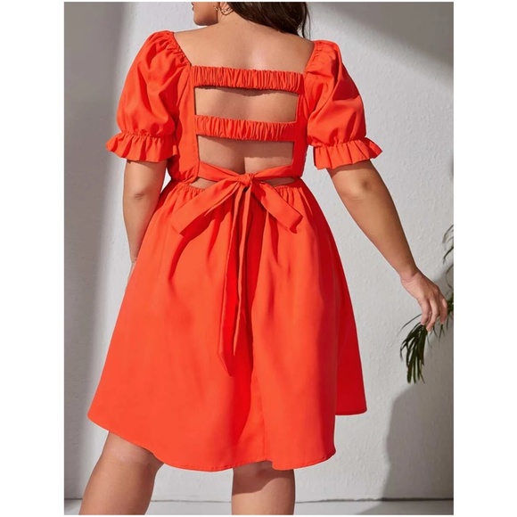 Dresses | Plus Cut Out Solid Mini Dress | Poshmark